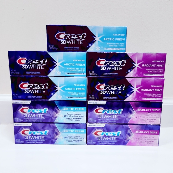 Crest | Bath & Body | Crest 3d White Toothpaste Bundle | Poshmark